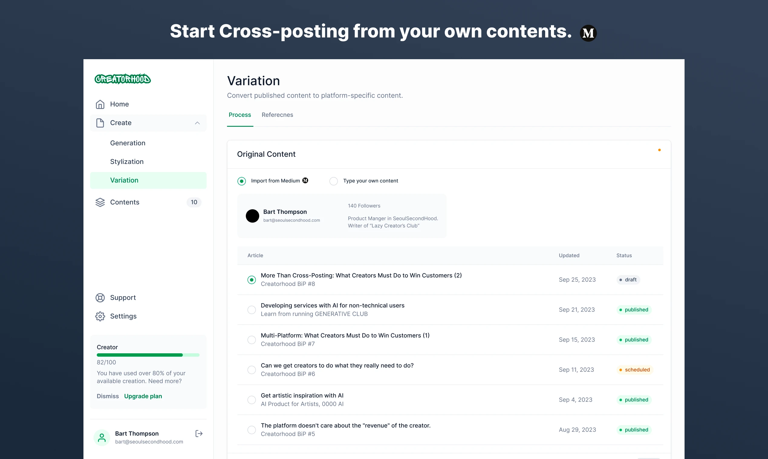 CreatorHood | Disquiet*